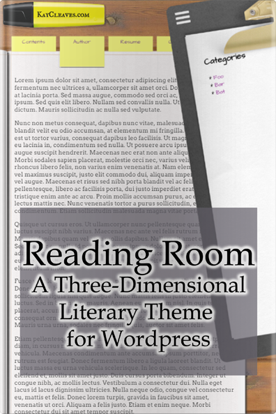 KayCleaves.com - Reading Room Wordpress Theme - KayCleaves.com